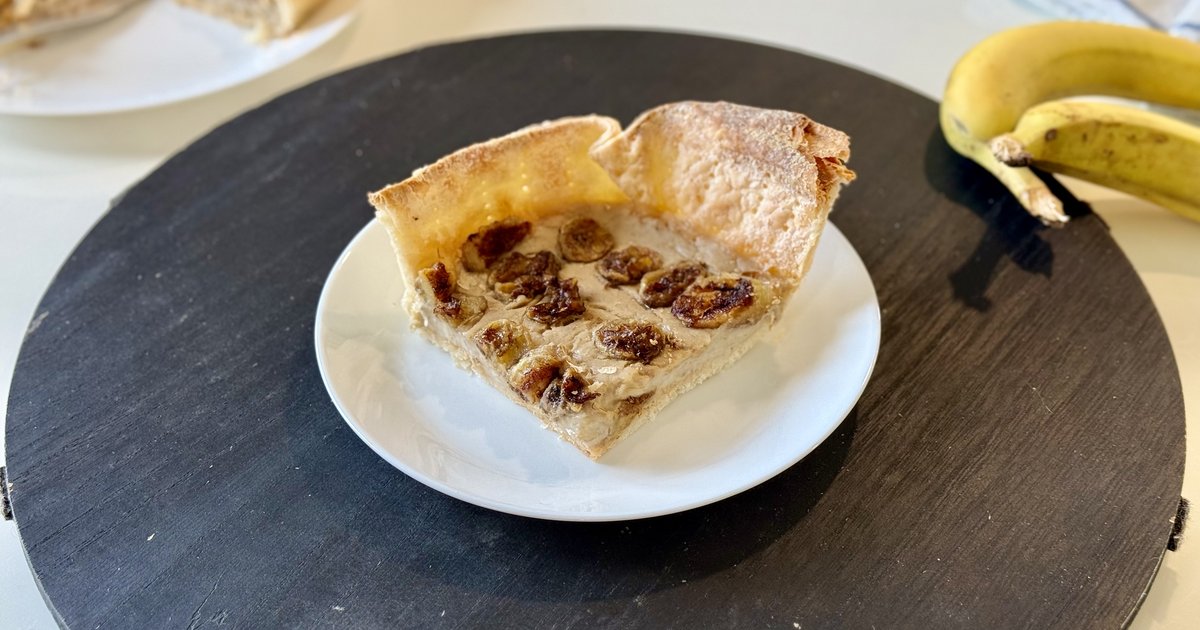 Tarte Banane-Coco Sans Gluten : Une Douceur Naturellement Sucrée - Nota ...